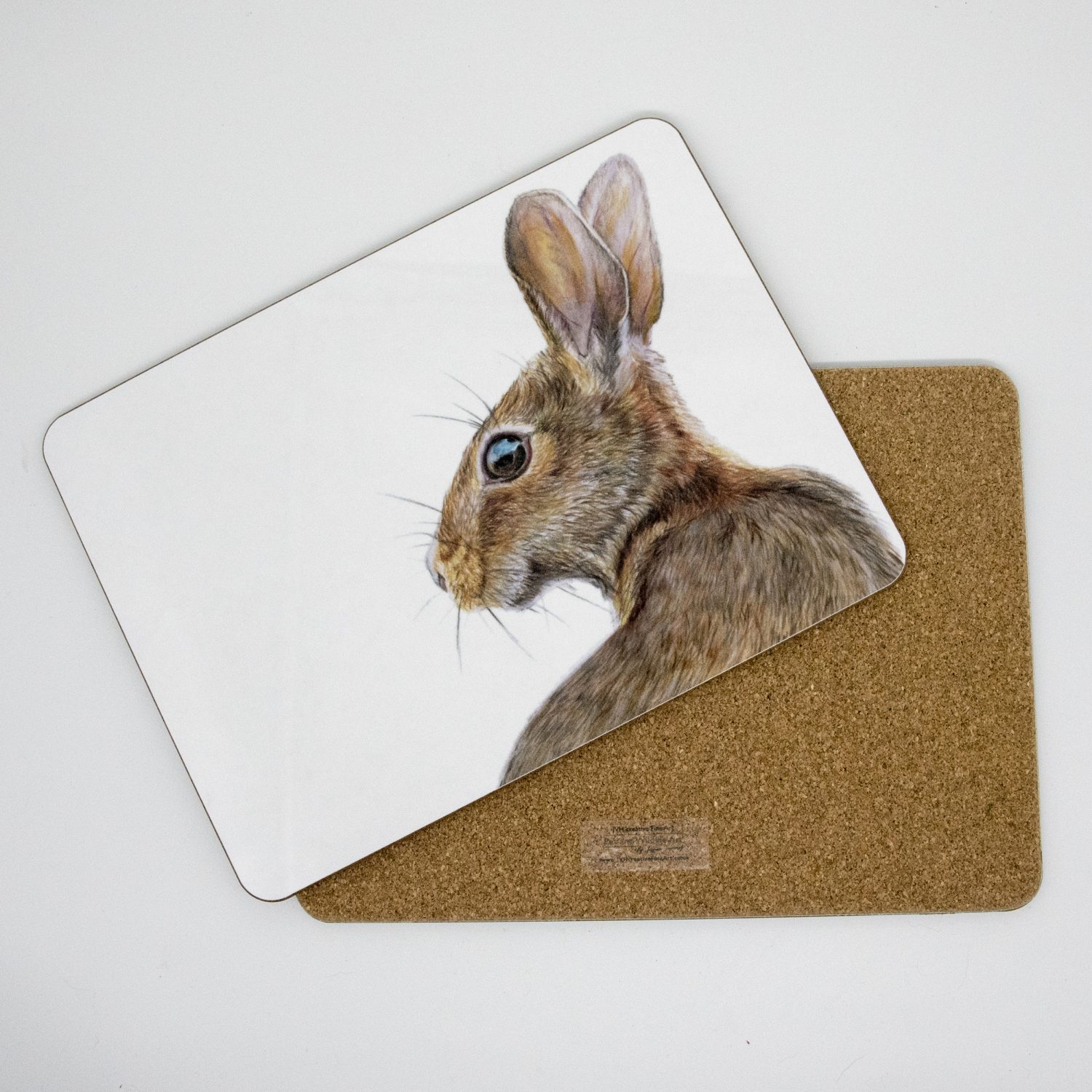 Hare Placemat | Wildlife, Woodland luxury tableware