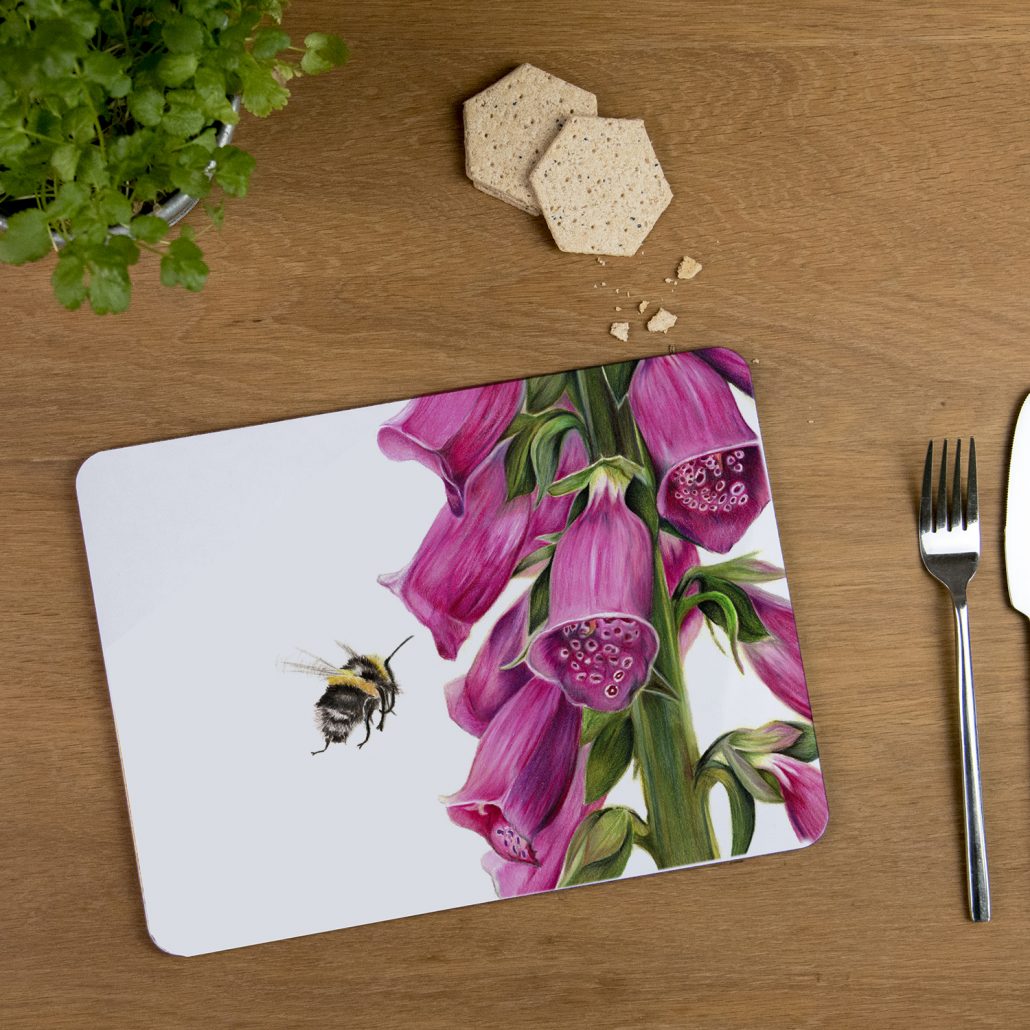 Hare Placemat | Wildlife, Woodland luxury tableware